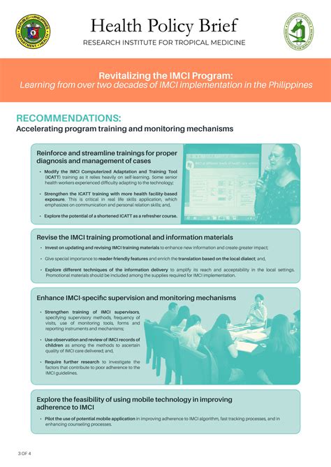 Revitalizing The Imci Program Research Institute For Tropical Medicine