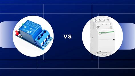 Relay vs Contactor AutomatismosMundo Electricidad Automatización y Domótica para todos