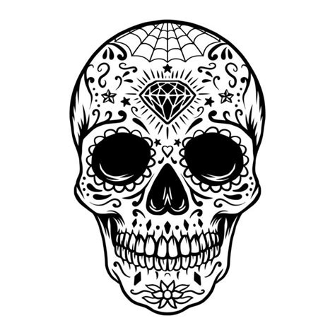 Sugar Skull Vector Art Icons And Graphics For Free Download