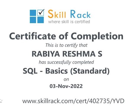 Rabiya Reshma S On Linkedin Sql Learning