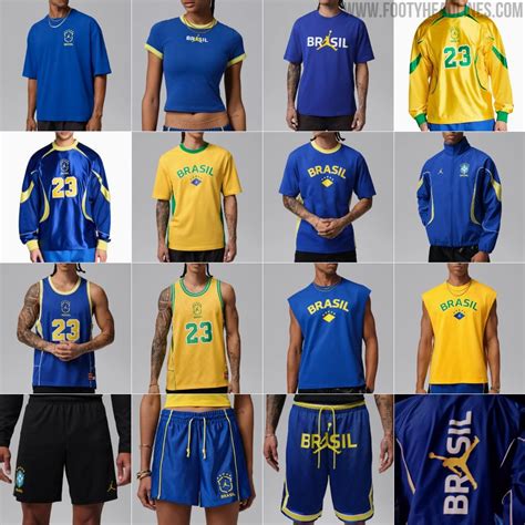 Jordan Brazil 2026 World Cup Streetwear Collection Released Footy Headlines