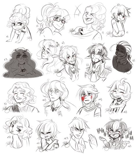 Oc Sketchdump 06 Expression Challenge By Isi Daddy On Deviantart