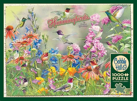 Hummingbirds 1000 Piece Jigsaw Puzzle By Cobble Hill Puzzle Warehouse