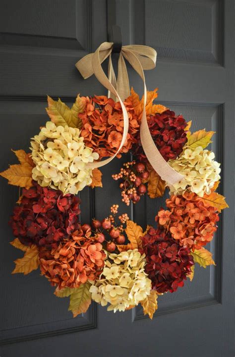 Fall Wreath For Front Door Diy At Christie Llamas Blog
