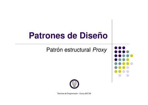 Pdf De Programación Patrón Estructural Proxy Patrones De Diseño