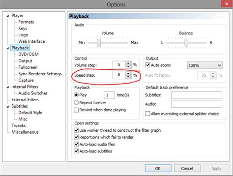 A Giant Notepad MPC HC Increase Playback Speed Adjustment