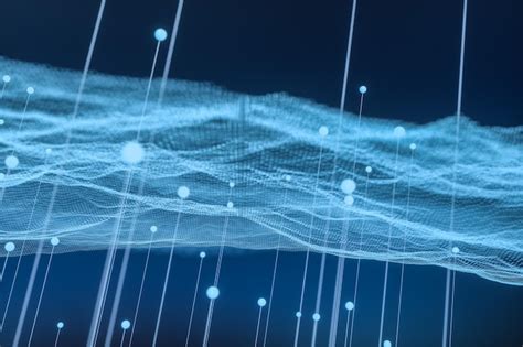 Premium Photo 3d Rendering Flow Dot With Gradient Background