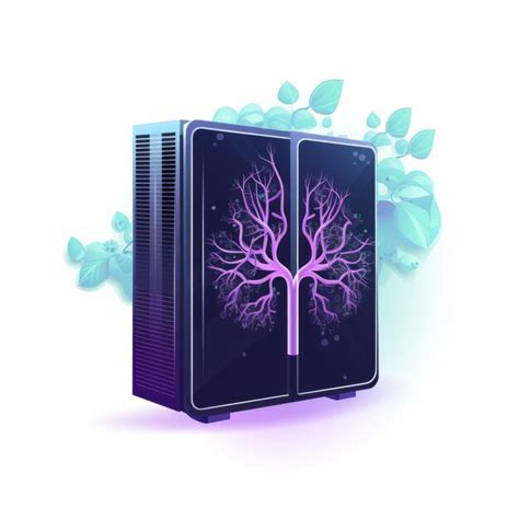 Premium Photo Minimalist Design Computer Case Logo With Lung Motif In