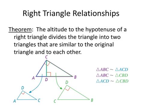 Ppt 7 4 Similarity In Right Triangles Powerpoint Presentation Free