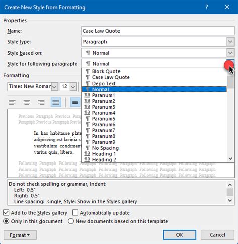 Six Style Settings You Should Be Using Legal Office Guru