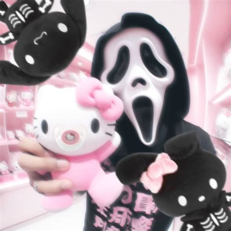 Ghostface Icon ♡ Ghostface Hello Kitty Pictures Hello Kitty Aesthetic
