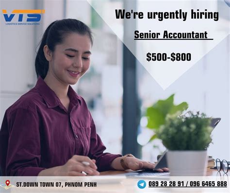 Vorleak Yong On Linkedin ក្រុមហ៊ុន Logistic យើងខ្ញុំត្រូវការរើសបុគ្គលិកបន្ទាន់ 1️⃣ Senior