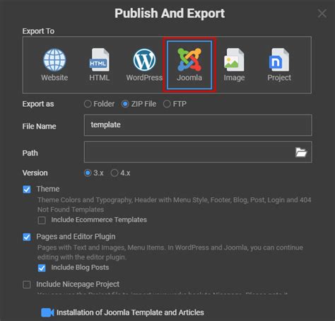 Uploading To Website Nicepage Forum