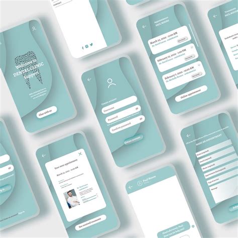 Dental Clinic App Ui Design Dental Clinic App Ui Design Ui Design