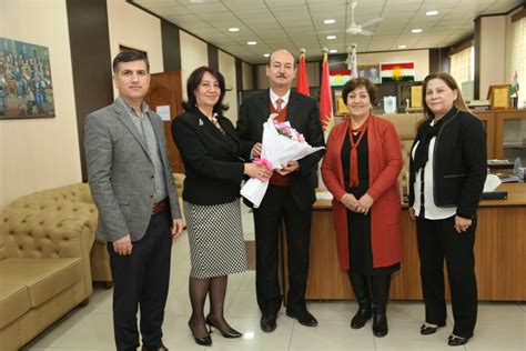 نوێنەرانی ڕێکخراوی پەروەردەی نوێ سەردانی بەڕێوەبەری گشتییان کرد بەڕێوەبەرایەتی گشتی پەروەردەی