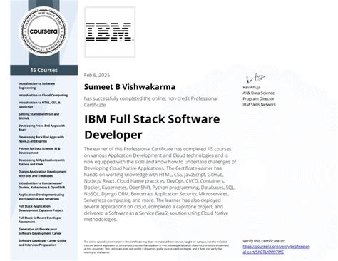 Fullstackdeveloper Cloudnative Ibm Coursera Softwaredevelopment Sumeet Vishwakarma 17