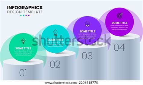 Infographic Template Icons 4 Options Steps Stock Vector Royalty Free 2206518775 Shutterstock