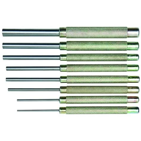 Klein Tools 8 Piece Long Pin Punch Set 4pplset8 The Home Depot