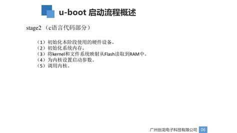 U Boot 启动流程 广州创龙电子科技有限公司 Ppt Download