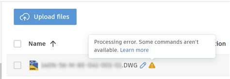 Processing Error Some Commands Aren T Available Is Displayed In BIM