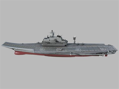 Ins Vikramaditya Aircraft Carrier 3d Model By Mermodels