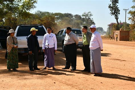 ပြည်နယ်လမ်းပန်းဆက်သွယ်ရေးဝန်ကြီး ဦးနေဝင်းအောင် ရပ်စောက် ရွှေညောင် တောင်ကြီးမြို့ ဟဲကယ် လမ