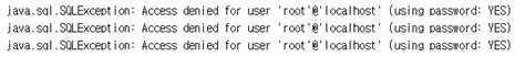 MySQL의 연동 오류 java sql SQLException