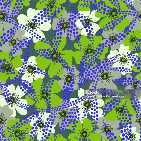 매끄러운 꽃 싹 은 점선 물결 모양의 질감 표면 패턴에 실루엣 목초지 데이지 실루엣이 돋보입니다 직물을 위한 트렌디한 플랫