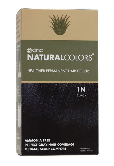Onc Naturalcolors Healthier Permanent Hair Color 1n Black 120 Ml 4 Fl