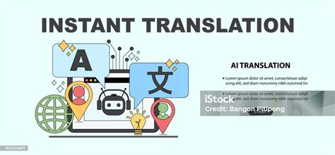 ai artificial intelligence instant translation concept ai help to