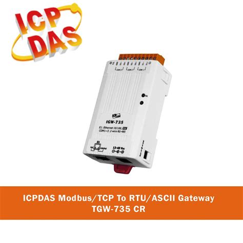 Jual ICPDAS Modbus TCP To RTU ASCII Gateway TGW 735 CR Shopee Indonesia
