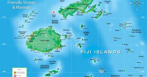 Tourist Map Of Fiji Islands 60 Photos