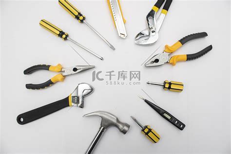 劳动节工具白天五金室内静物摆拍摄影图配图高清摄影大图 千库网