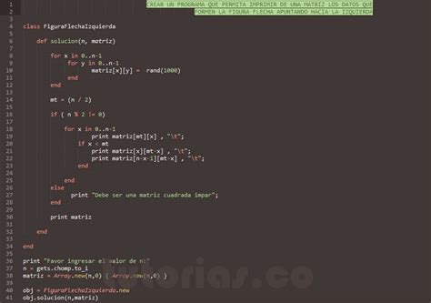 Arrays Poo Ruby Imprimir Datos Figura Flecha Izquierda