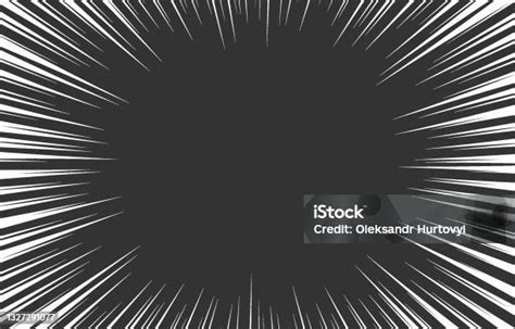 어두운 배경에 격리 된 모션 방사형 라인 흰색 발산 광선 만화 스타일 폭발 배경 검은색에 대한 스톡 벡터 아트 및 기타 이미지 검은색 광선 기하 도형 Istock