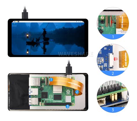 Raspberry Pi 6 25 Inch Dsi Display Mipi Lcd Capacitive Touchscreen 720x1560