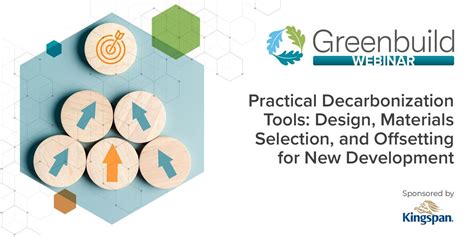 Practical Decarbonization Tools Design Materials Selection And Offsetting For New Development