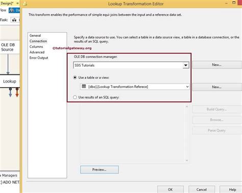 Lookup Transformation In SSIS
