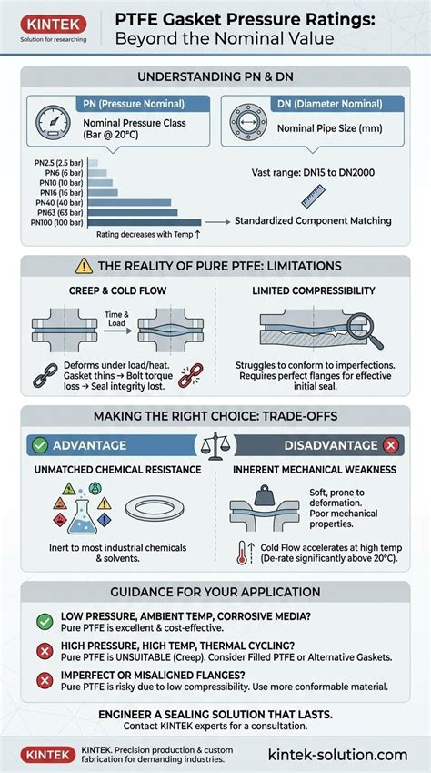 What Nominal Pressure Ratings Are Available For Ptfe Gaskets