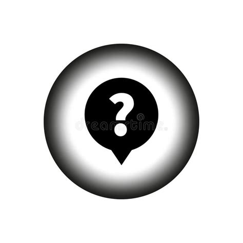 Question Mark Message Icon Status Icon Vector Illustration EPS 10
