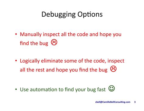 Automate Debugging With Git Bisect Ppt