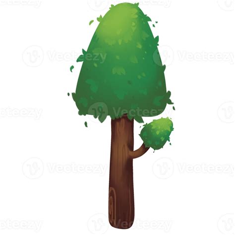 Long Tree Cartoon 24303980 Png