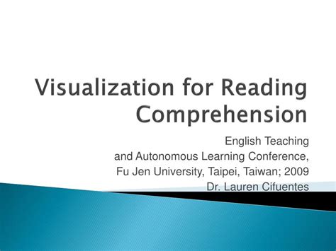 Ppt Visualization For Reading Comprehension Powerpoint Presentation