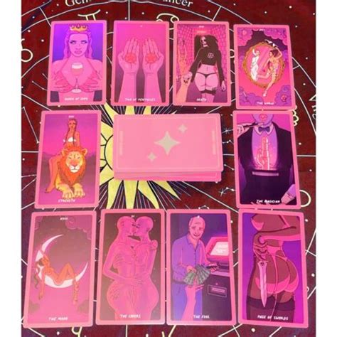 New Exotic Cancer Dancer Stripper Tarot Deck Sex Worker Oracle Cards