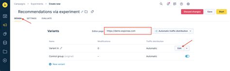 Web Recommendations Block