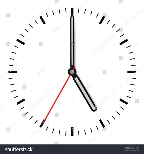Clock Dial Vector Illustration Isolated On Stock Vector Royalty Free 409110805 Shutterstock
