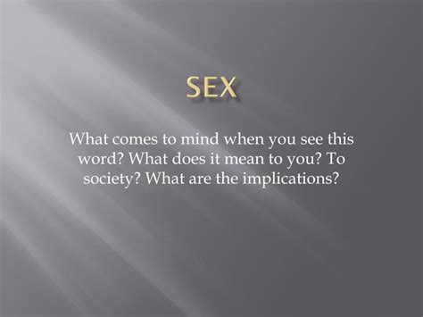 PPT SEX PowerPoint Presentation Free Download ID 2367674