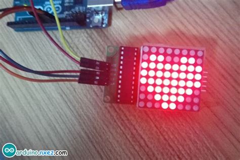 用 arduino 点阵模块 diy 一颗“跳动的心” arduino 实验室