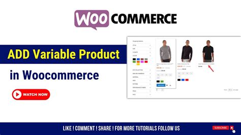 How To Add Variable Product In Woo Commerce Website Woo Commerce