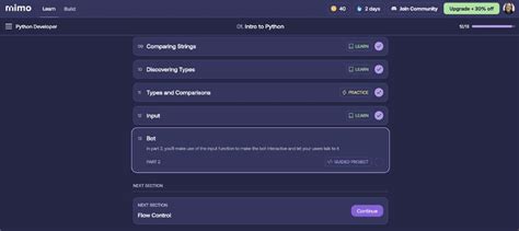 samantha andrel on linkedin mimo python coding webdevelopment opentowork